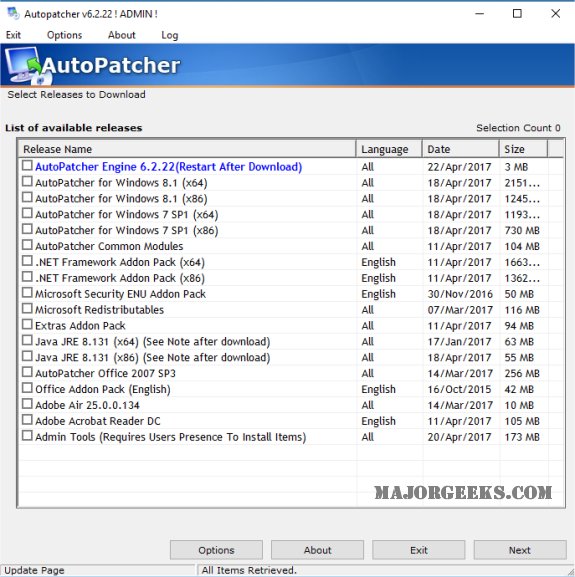 Download Autopatcher - MajorGeeks