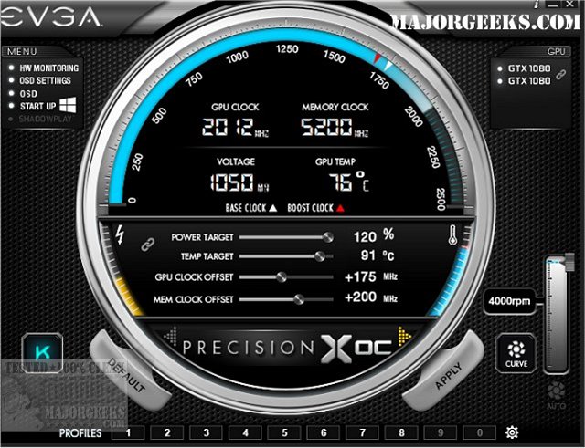 Download EVGA Precision X1 - MajorGeeks