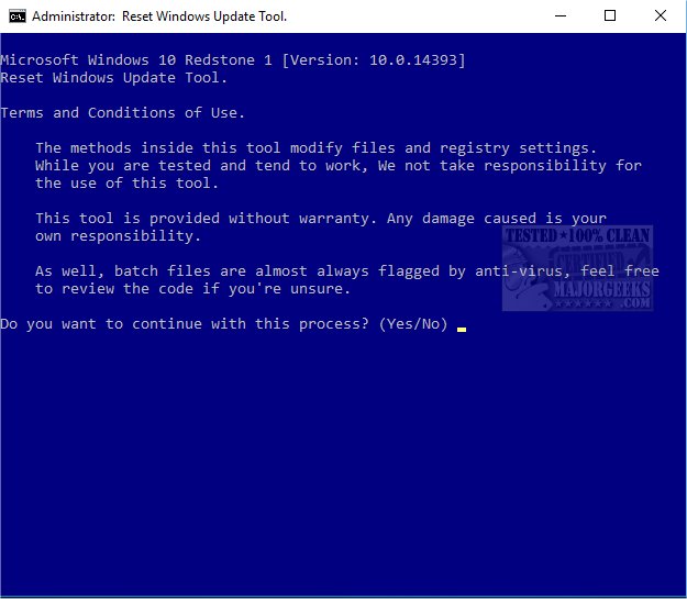 Download Reset Windows Update Agent - MajorGeeks