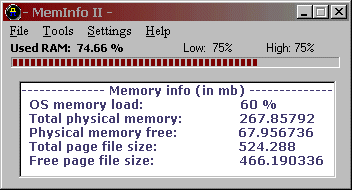 Download MemInfo II - MajorGeeks