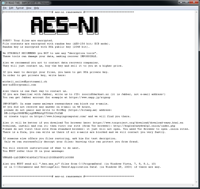 Download Avast Decryption Tool for AES_NI - MajorGeeks