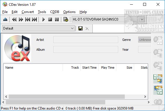 Download X-CDex - MajorGeeks