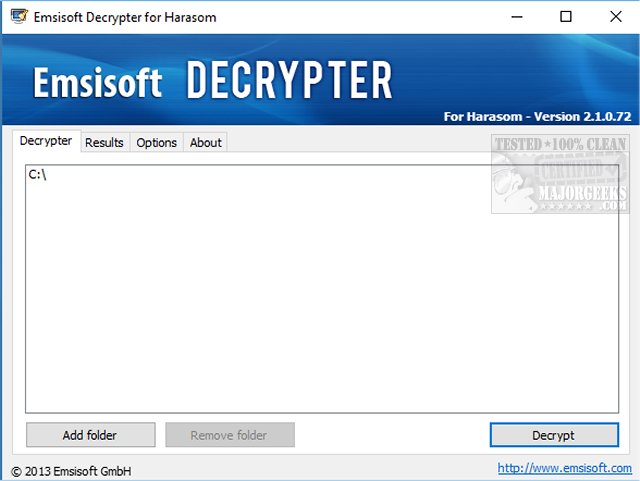 Download Emsisoft Decrypter for Harasom - MajorGeeks