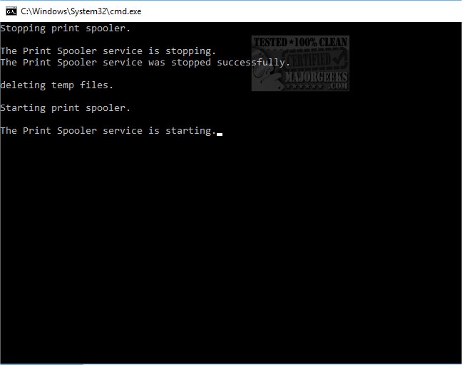 Download Clear and Reset Print Spooler - MajorGeeks