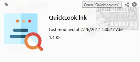 Download QuickLook - MajorGeeks