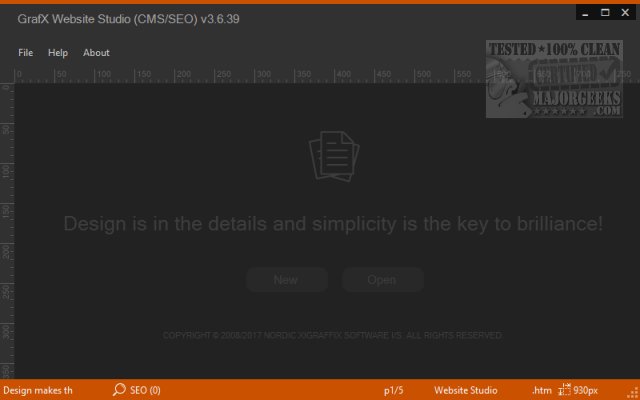 Download GrafX Website Studio - MajorGeeks