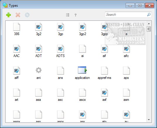 Download Types - MajorGeeks