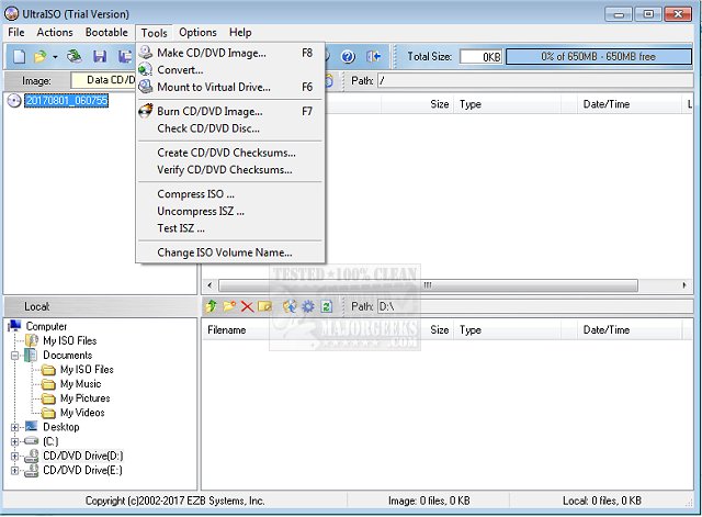 Download UltraISO PE 9.76.3860 - MajorGeeks