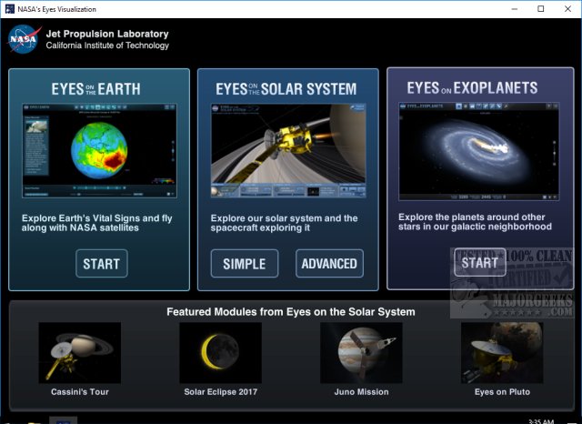 Download NASA's Eyes - MajorGeeks