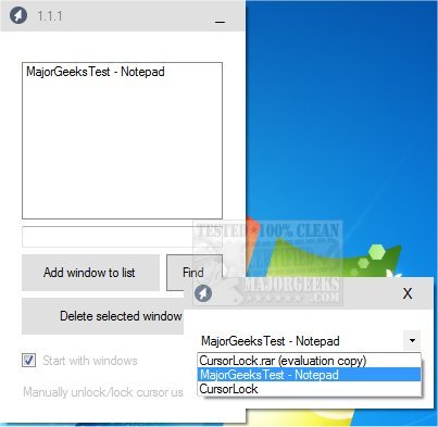 Download CursorLock - MajorGeeks