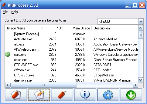Download Orange Lamp Software KillProcess - MajorGeeks