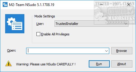 Download NSudo - MajorGeeks