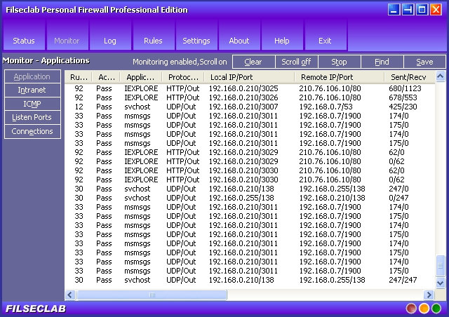 Download Filseclab Personal Firewall Professional Edition - MajorGeeks