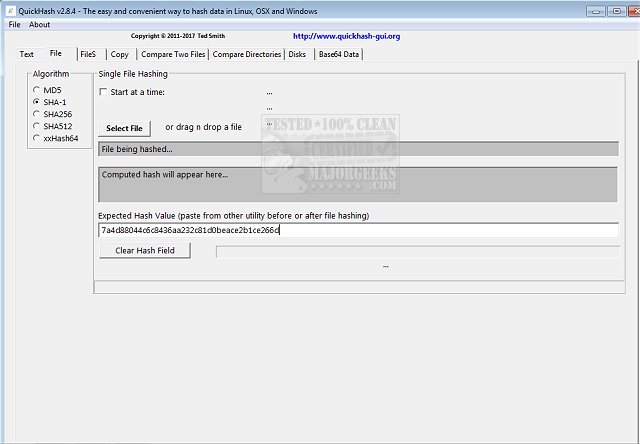 Download Quick Hash GUI - MajorGeeks