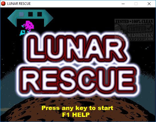 Download Lunar Rescue - MajorGeeks