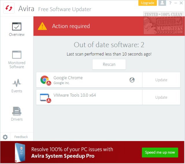 Download Avira Software Updater - MajorGeeks