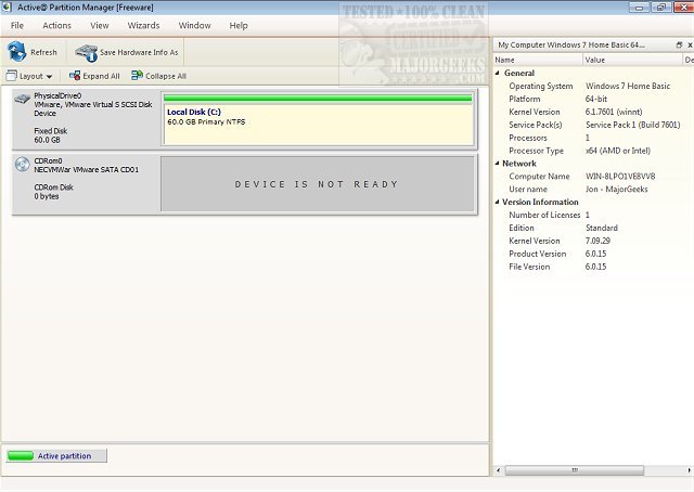 Download Active@ Partition Manager - MajorGeeks