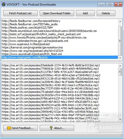 Download VOVSOFT Podcast Downloader - MajorGeeks