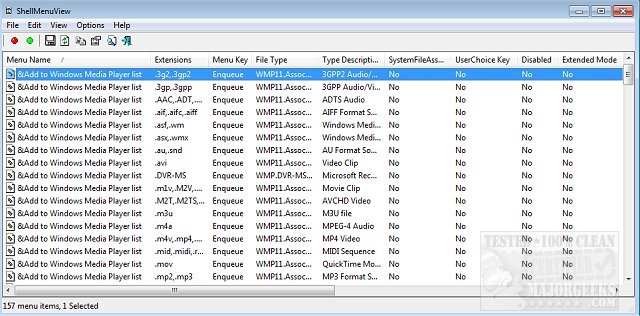 Download ShellMenuView - MajorGeeks