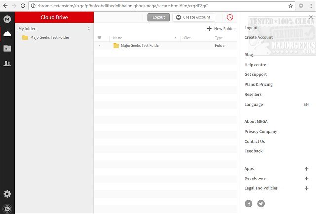 Download MEGA - MajorGeeks