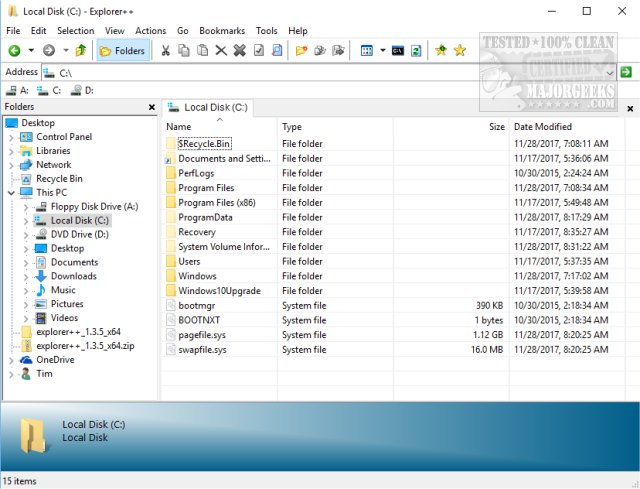 Download Explorer++ - MajorGeeks