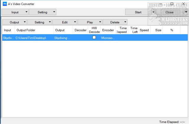 Download A's Video Converter - MajorGeeks