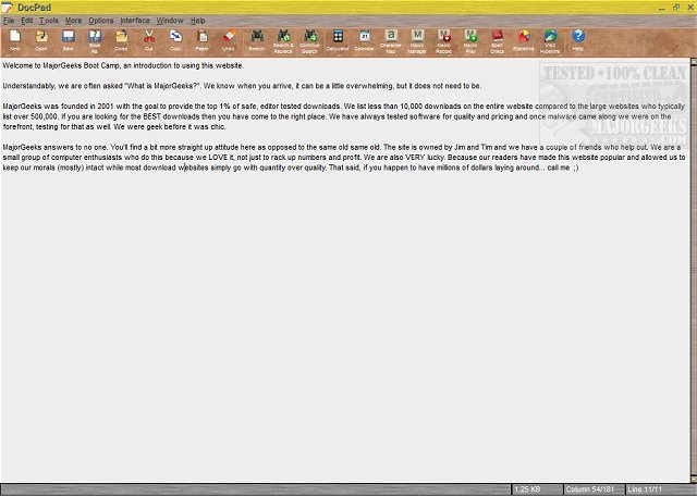 Download DocPad - MajorGeeks