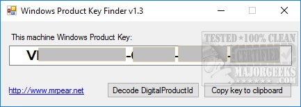 Download WinProdKeyFinder - MajorGeeks