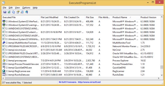 Download ExecutedProgramsList 1.11 - MajorGeeks
