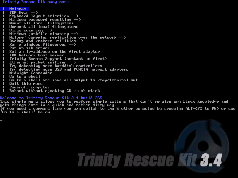 Download Trinity Rescue Kit - MajorGeeks