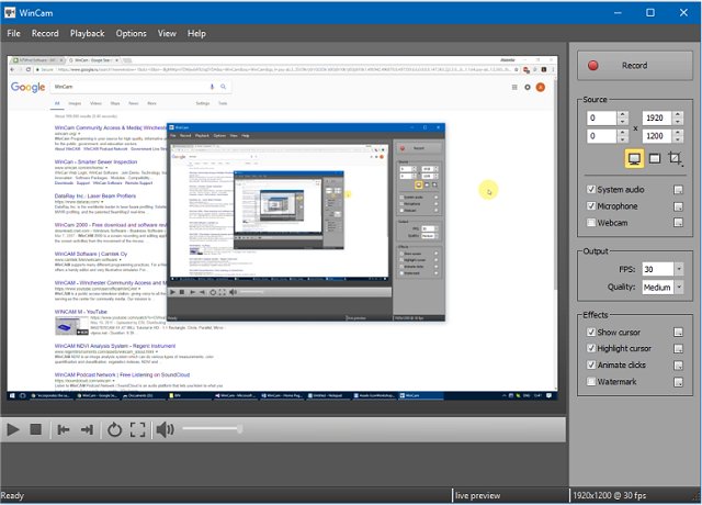 Download WinCam - MajorGeeks