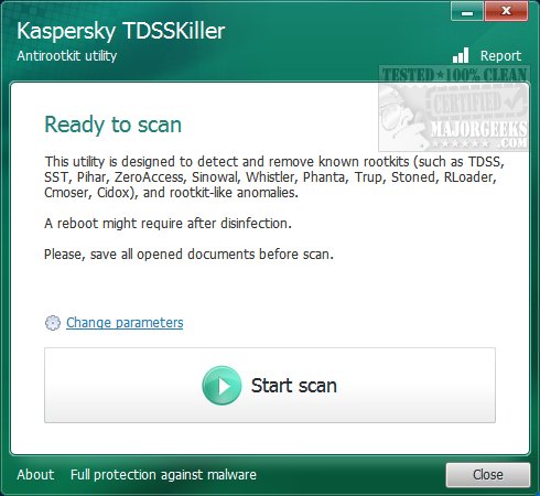 Download Kaspersky TDSSKiller - MajorGeeks