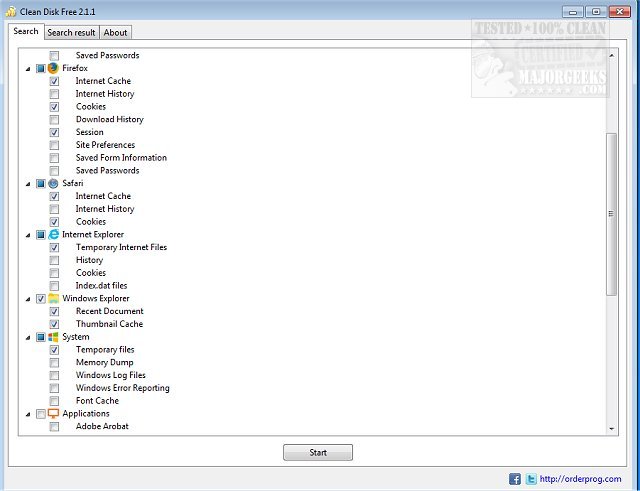 Download Clean Disk Free - MajorGeeks
