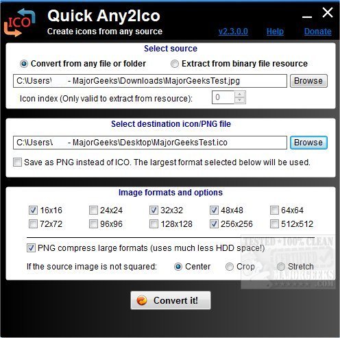 Download Quick Any2Ico - MajorGeeks