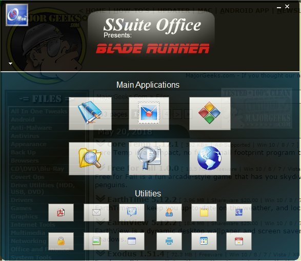 Download SSuite Office - Blade Runner 3.1 - MajorGeeks