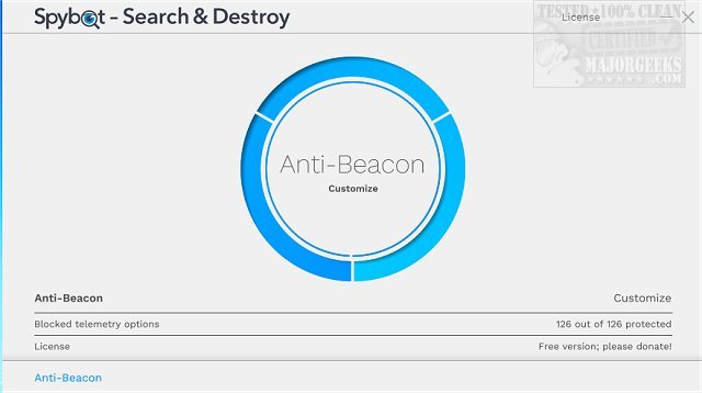 Download Spybot Anti-Beacon - MajorGeeks