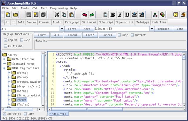 Download Arachnophilia - MajorGeeks