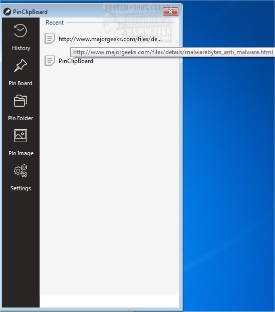 Download PinClipBoard - MajorGeeks