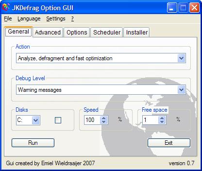 Download JkDefrag GUI - MajorGeeks