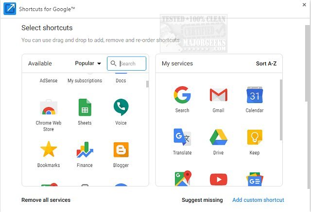 Download G App Launcher for Chrome and Firefox - MajorGeeks