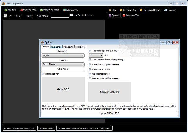 Download Series Organizer Beta - MajorGeeks