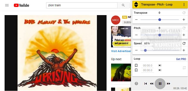 Download Transpose - Pitch - Loop for Videos - MajorGeeks