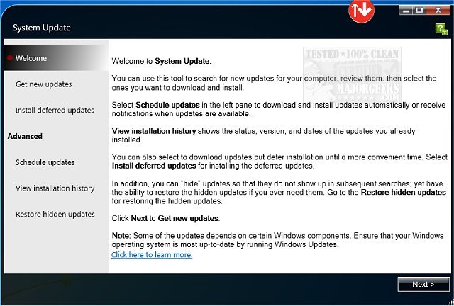 Download Lenovo System Update - MajorGeeks