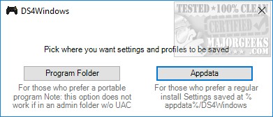 Download DS4Windows - MajorGeeks