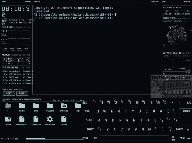 Download eDEX-UI - MajorGeeks