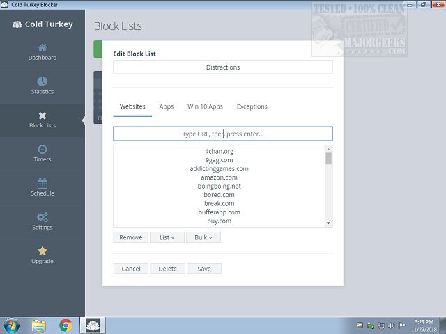 Download Cold Turkey Basic - MajorGeeks