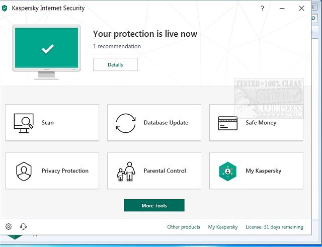 Download Kaspersky Internet Security - MajorGeeks