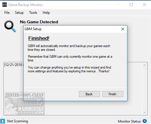 Download Game Backup Monitor - MajorGeeks