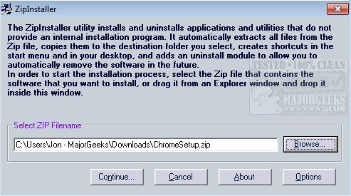 Download ZipInstaller - MajorGeeks