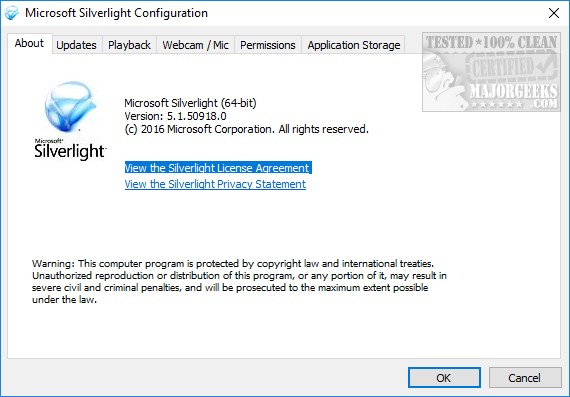 Download Microsoft Silverlight - MajorGeeks